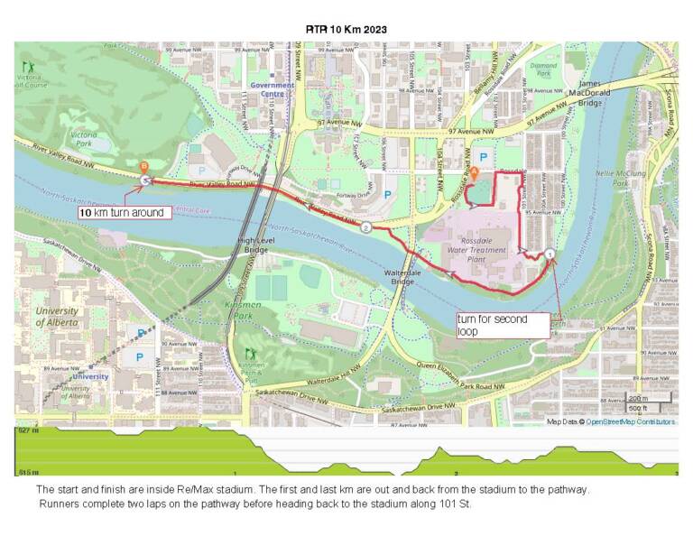 Race Maps – Edmonton – Alberta Run the River
